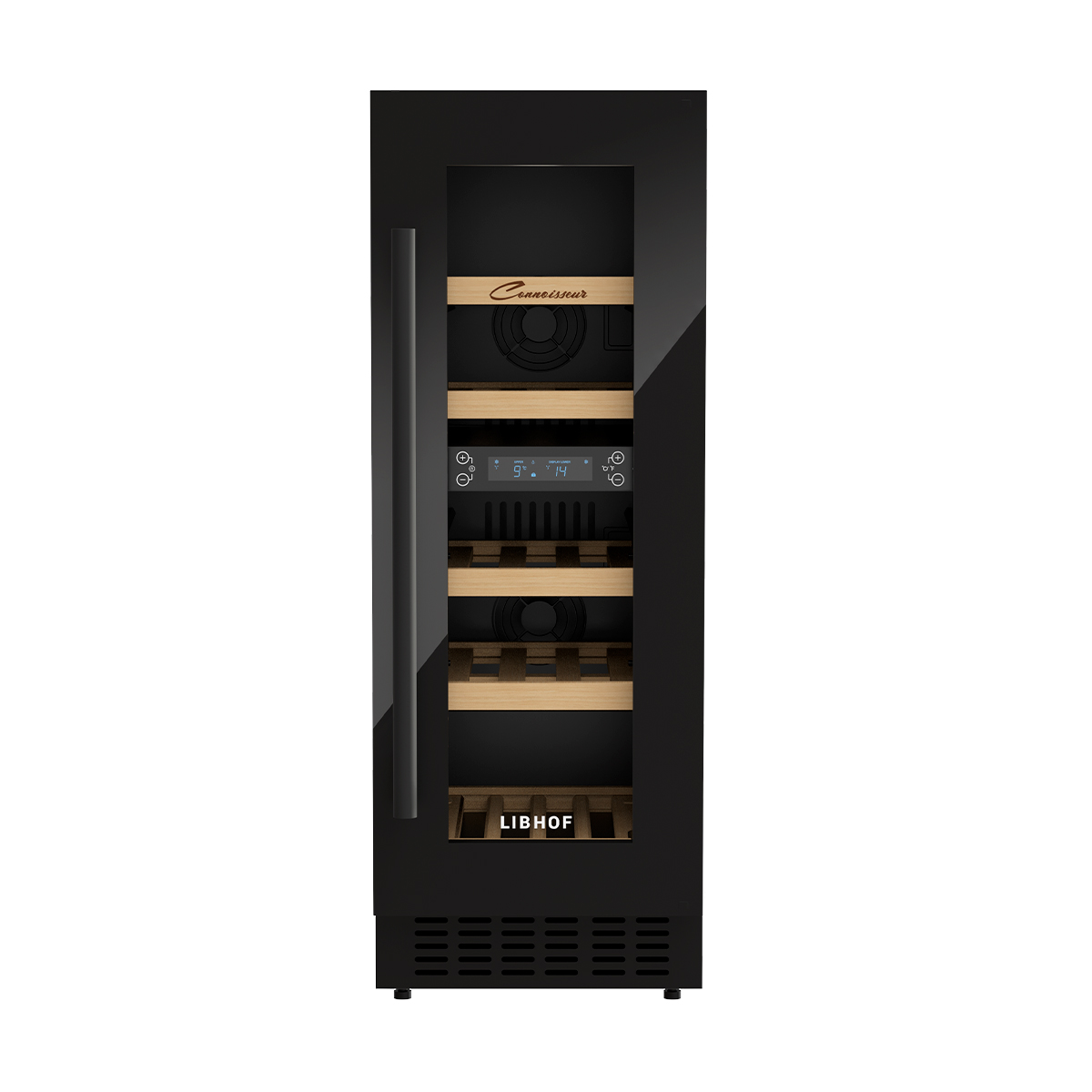 Винный шкаф Libhof Connoisseur CXD-16 Black встраиваемый под столешницу