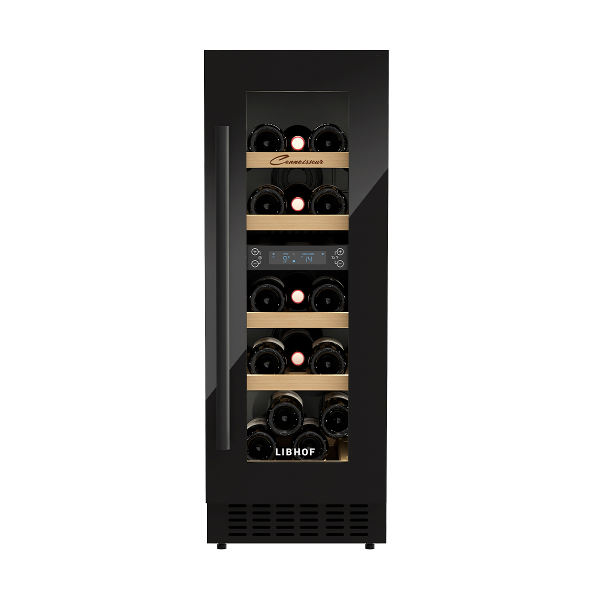 Винный шкаф Libhof Connoisseur CXD-16 Black встраиваемый под столешницу